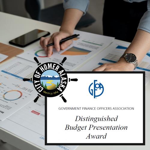 Finance Earns GFOA Award | City of Homer Alaska Official Website