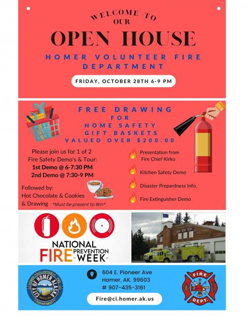 HVFD Open House - October 28th | City of Homer Alaska Official Website