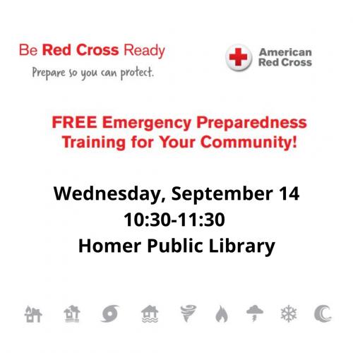 Be Red Cross Ready | Emergency Preparedness Training | City of Homer ...