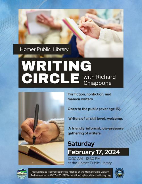 Writing Circle with Richard Chiappone | City of Homer Alaska Official ...