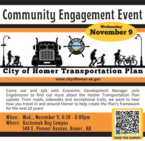 Transportation Plan - Community Outreach Event | City of Homer Alaska ...